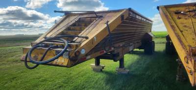 1974 Flow Boy TANDEM 36" BELT CHAIN FLOOR Belt Trailer For Sale ...