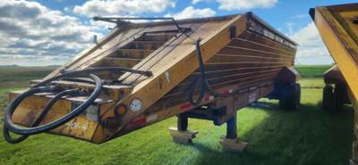 1974 Flow Boy TANDEM 36" BELT CHAIN FLOOR Belt Trailer For Sale ...