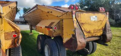 1974 Flow Boy TANDEM 36" BELT CHAIN FLOOR Belt Trailer For Sale ...