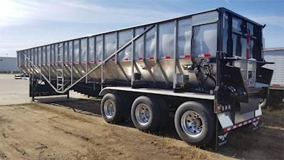 2026 TRINITY TRAILER MFG 50x96 Tri Axle Stainless Steel Belt Trailer ...