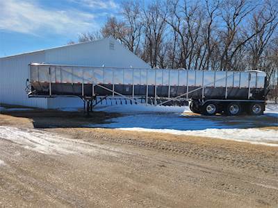 2026 TRINITY TRAILER MFG 50x96 Tri Axle Stainless Steel Belt Trailer ...