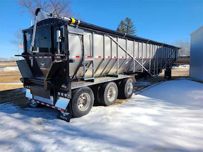 2026 TRINITY TRAILER MFG 50x96 Tri Axle Stainless Steel Belt Trailer ...