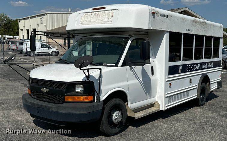 2009 Chevrolet Express 3500 Shuttle Bus For Sale | Girard, KS | DX1254 ...