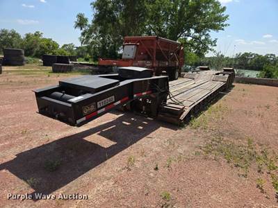 2000 Witzco Challenger RG-35 Lowboy Equipment Trailer For Sale | Sioux ...