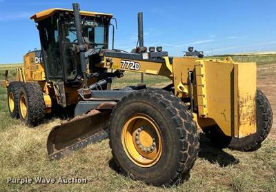 2009 John Deere 772D Motor Grader For Sale, 9,541 Hours | Vici, OK ...