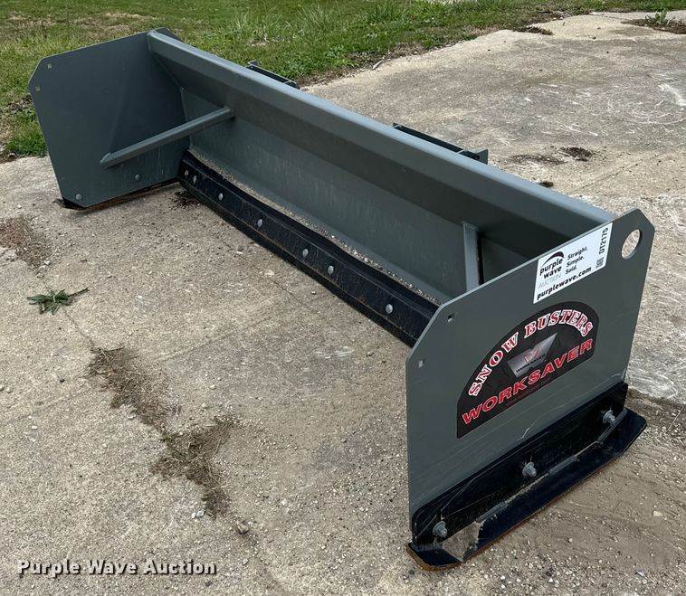 Worksaver SPS2484R Skid Steer Snow Pusher For Sale | Princeville, IL ...