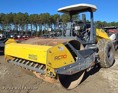 2019 Wacker Neuson RC110 Single Drum Vibratory Roller For Sale, 1,451 ...