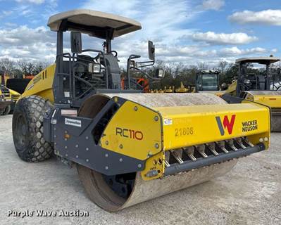 2018 Wacker Neuson RC110 Single Drum Vibratory Roller For Sale, 2,682 ...