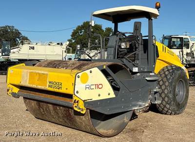 2019 Wacker Neuson RC110 Single Drum Vibratory Roller For Sale, 1,090 ...