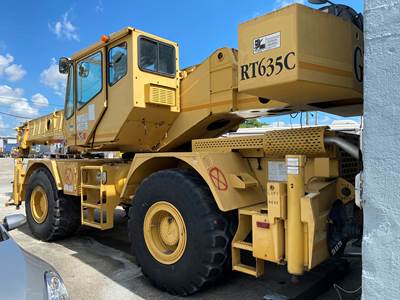 1998 Grove RT635C 4X4 Rough Terrain Crane For Sale, 2,395 Hours | Miami ...