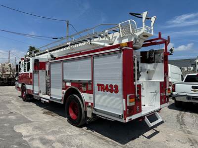 2000 Pierce Quantum 61’ SkyBoom Aerial Ladder Fire Truck For Sale ...