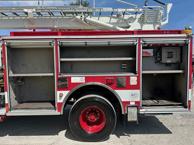 2000 Pierce Quantum 61’ SkyBoom Aerial Ladder Fire Truck For Sale ...