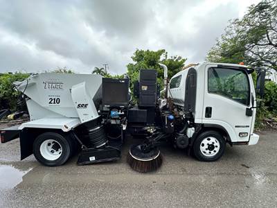 2013 Isuzu NPR-HD Tymco 210 Parking Lot Sweeper Truck For Sale, 135,090 ...