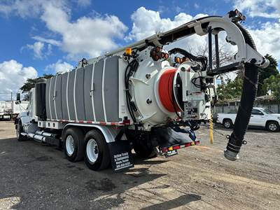 2017 Kenworth T400 Aquatech B-15 Hi-Vac Combination Sewer Truck For ...