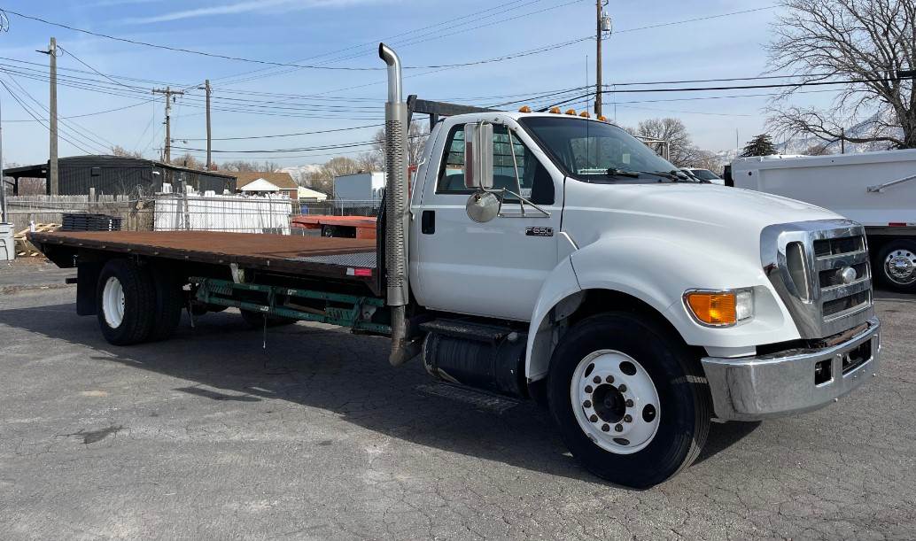 2007 Ford F650 Super Duty XLT XLT Flatbed Truck - Flatbed / Platform ...