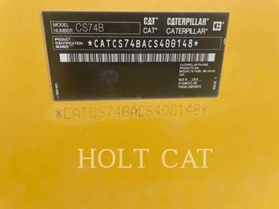 2021 Caterpillar CS74B CAB Padfoot Roller Compactor For Sale, 1,942 ...