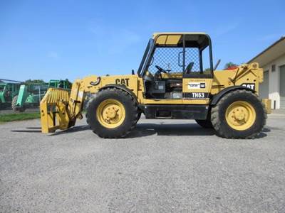 1997 Caterpillar TH63 Telehandler - 6000lb Capacity, 42ft Lift Height ...