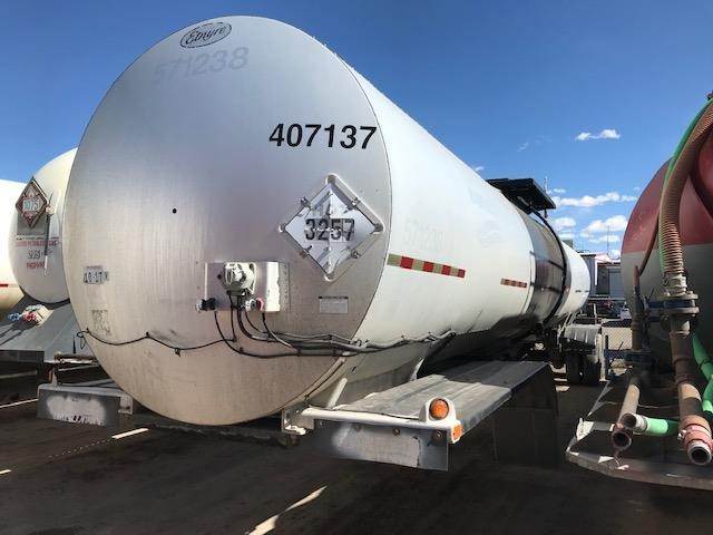 2007 Etnyre 56ft Eight Axle Aluminum Asphalt / Hot Oil Tank Trailer ...