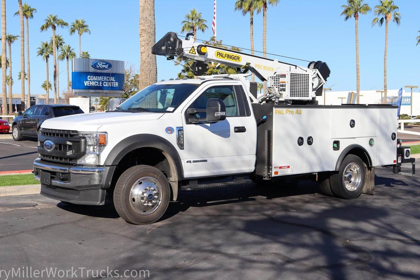 Ford F-550 4-Ton Crane Truck - 2024 PALFINGER PSC8029 Crane, Autoshift ...