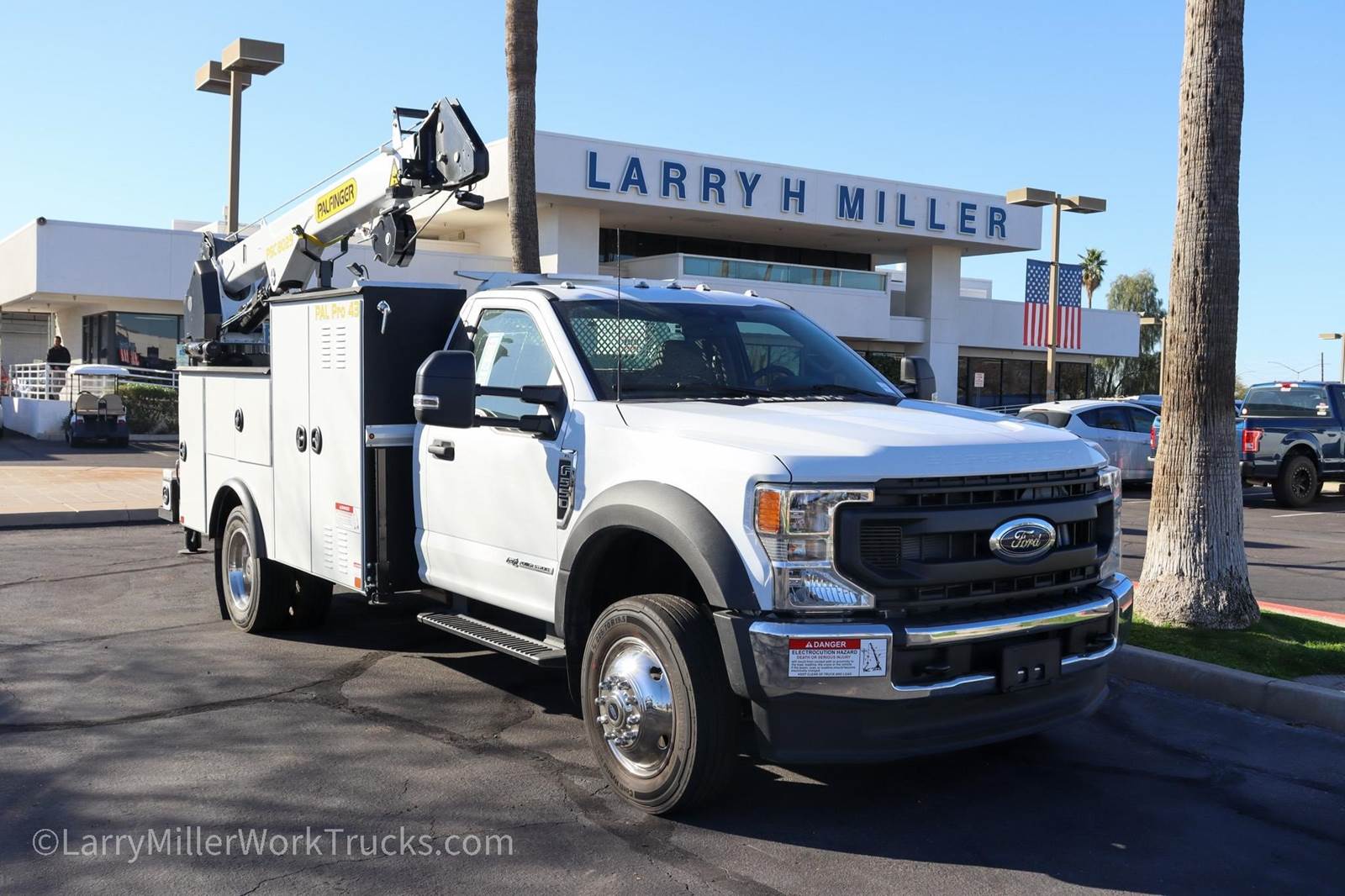 2024 Ford F-550 XL 4X4 Crane Truck - Palfinger PSC8029 Crane For Sale ...
