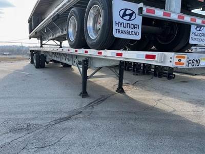 2023 Hyundai 48' FLATBED COMBO 2AX FIX AIR 121"SP Combination Flatbed ...