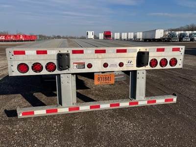 2023 Hyundai 53' FLATBED COMBO 2AX AIR Flatbed Trailer For Lease/Rent ...