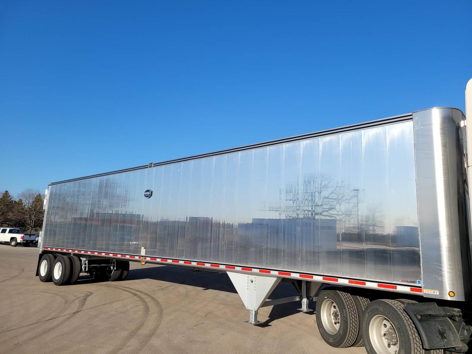 2024 MAC 48x102 Tandem Axle Stainless Steel Open Top Trailer - Spring ...