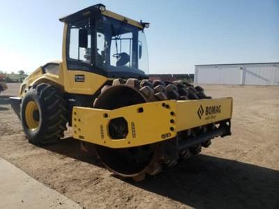 2019 BOMAG BW213PDH-5 Padfoot Roller Compactor For Lease/Rent, 1,175 ...
