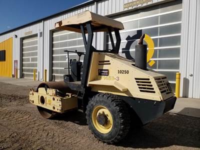 2008 BOMAG BW145D-3 Smooth Drum Roller Compactor For Lease/Rent, 1,595 ...