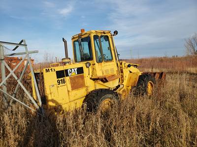 1987 Caterpillar 916 Wheel Loader For Sale, 18,276 Hours | Winnipeg, MB ...