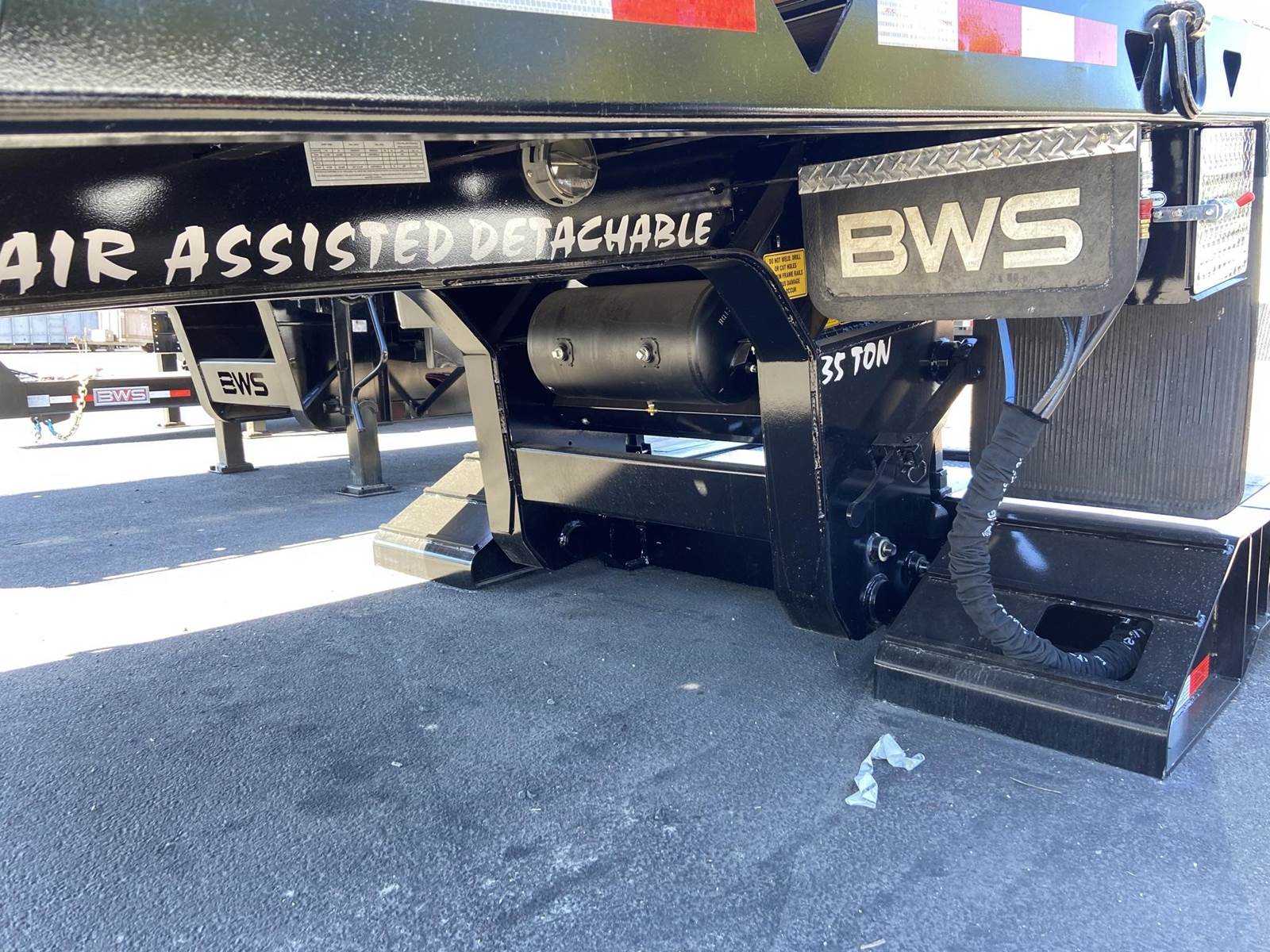 2024 BWS 40-TON AIR DETACHABLE GOOSENECK Double Drop Trailer For Sale ...