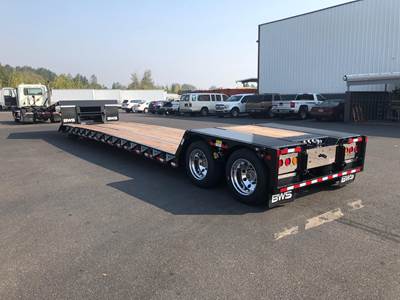 2024 BWS 40-TON AIR DETACHABLE GOOSENECK Double Drop Trailer For Sale ...