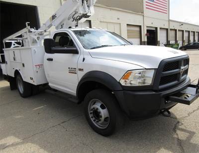2016 Dodge Ram 4500 Boom / Bucket Truck - 2015 ALTEC AT200A Aerial Lift ...