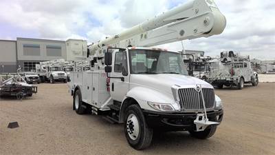 2018 International DuraStar 4300 Boom / Bucket Truck - 2017 ALTEC AA55 MH Aerial Lift, Automatic ...