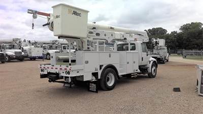 2018 International DuraStar 4300 Boom / Bucket Truck - 2017 ALTEC AA55 MH Aerial Lift, Automatic ...