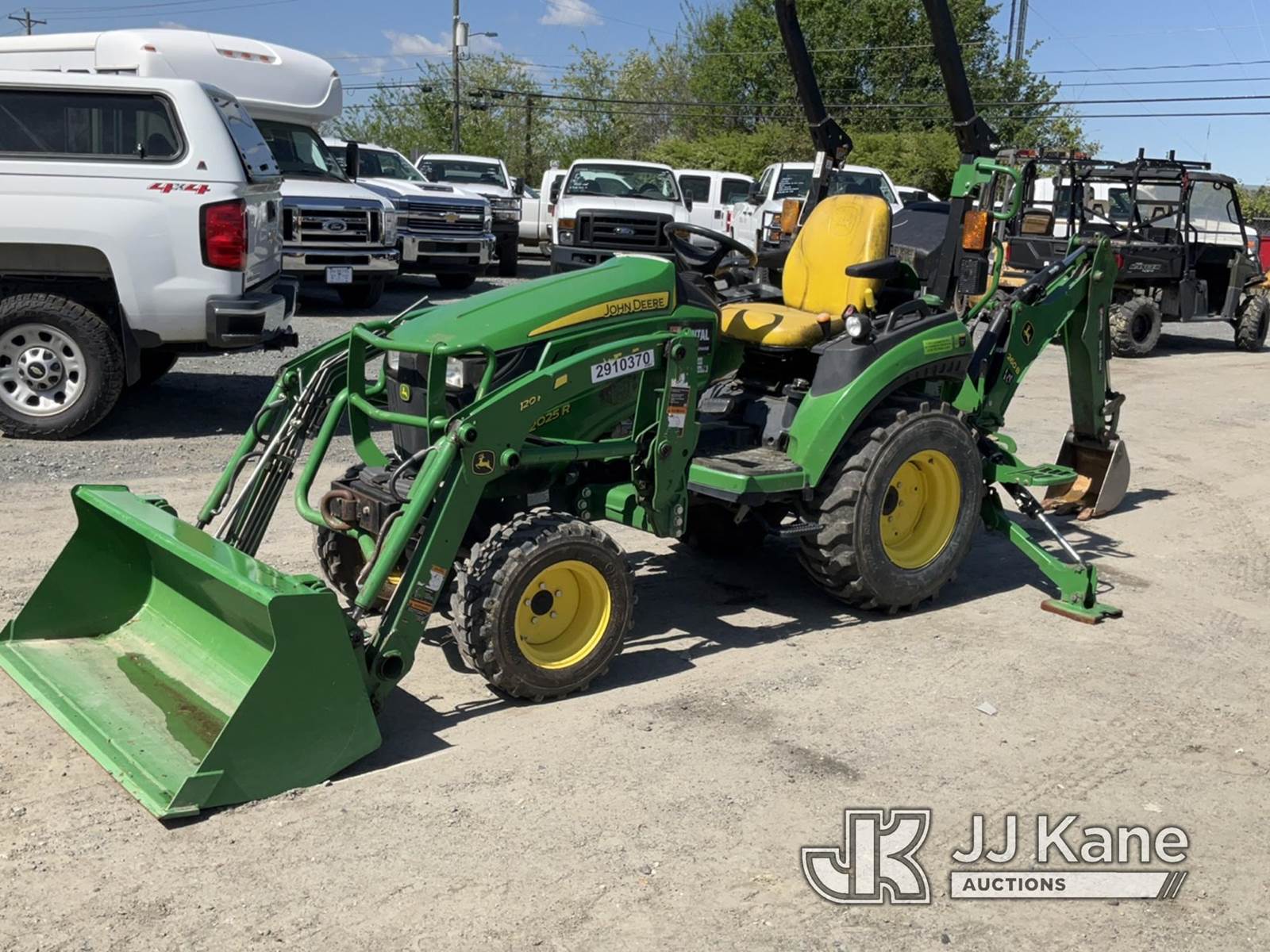 2020 John Deere 2025R MFWD Mini Tractor Loader Backhoe For Sale ...