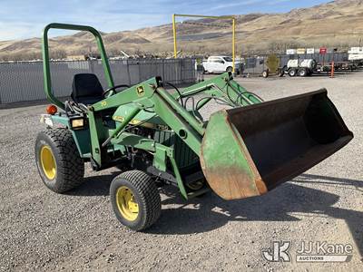 John Deere 755 4x4 Mini Tractor Loader Backhoe For Sale, 1,269 Hours ...