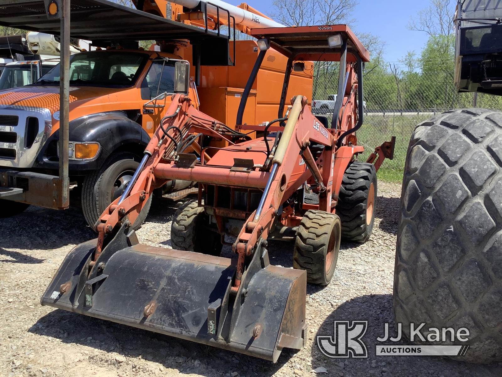 1998 Kubota L35 Mini Tractor Loader Backhoe For Sale, 3,372 Hours ...