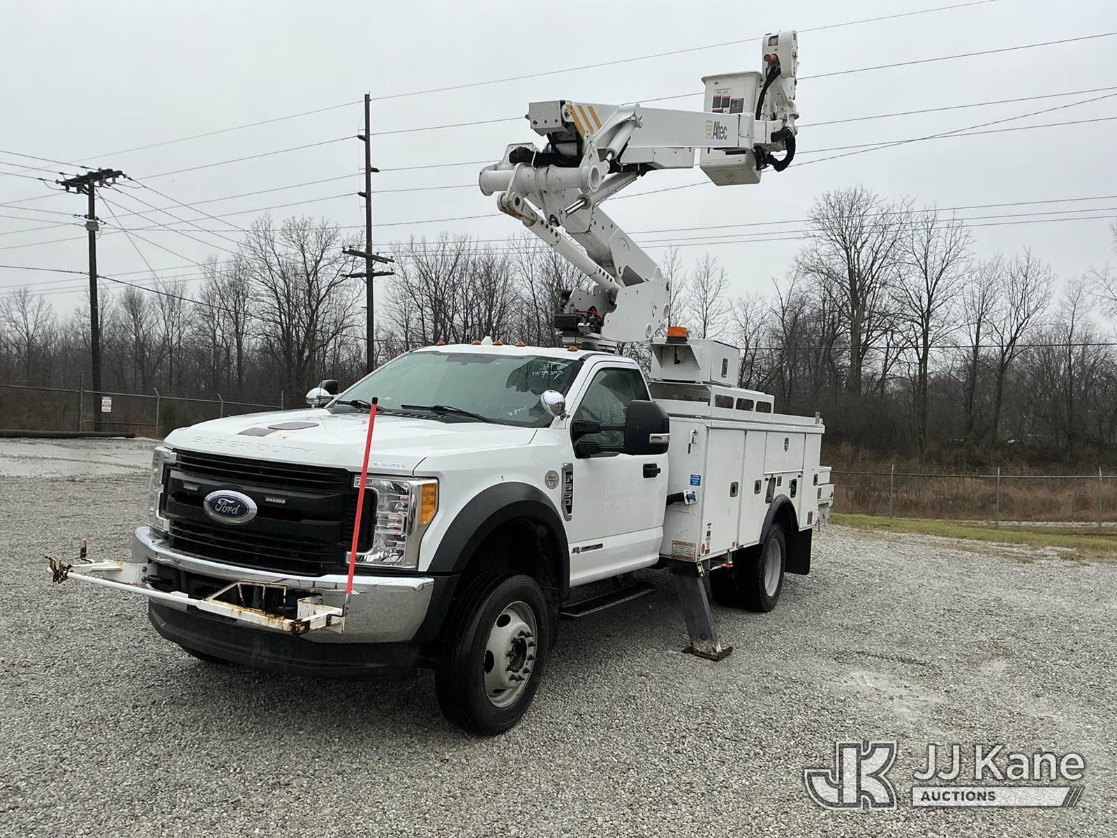 2017 Altec AT41M, 46 ft, Articulating & Telescopic Material Handling Bucket Truck For Sale ...