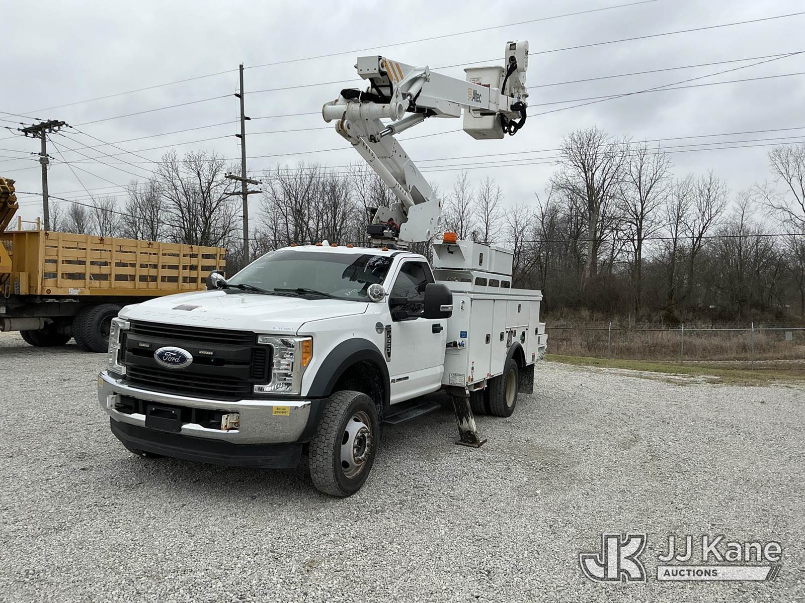 2017 Altec AT41M, 46 ft, Articulating & Telescopic Material Handling Bucket Truck For Sale ...