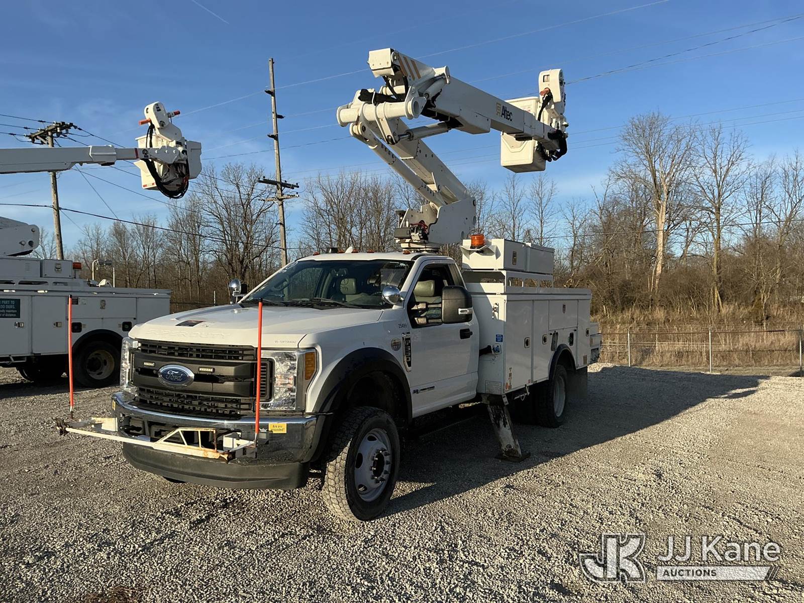 2017 Altec AT41M, 46 ft, Articulating & Telescopic Material Handling Bucket Truck For Sale ...