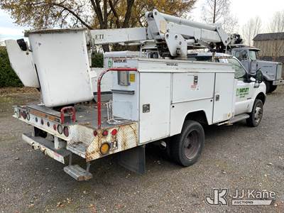 2002 ETI ETC37-IH, 42 ft, Articulating & Telescopic Bucket Truck For ...