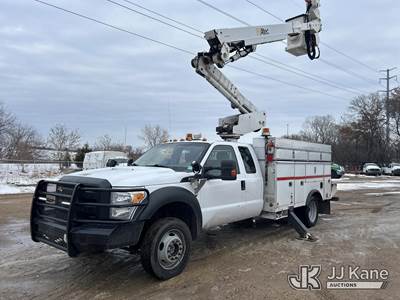 2014 Altec AT40M, 45 ft, Articulating & Telescopic Material Handling ...