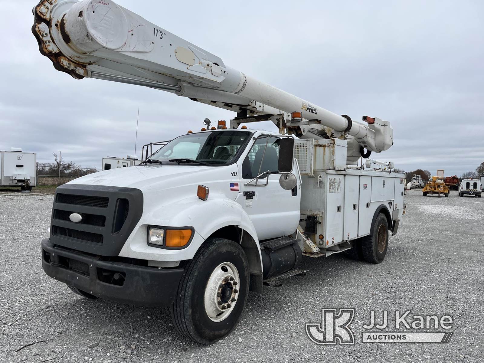 2009 Altec AM55, 60 ft, Over-Center Material Handling Bucket Truck For ...