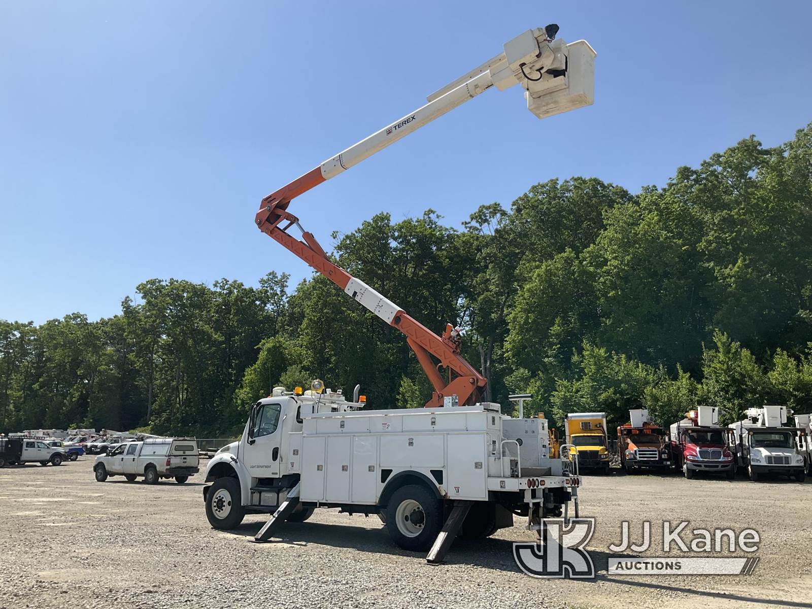 2010 Terex HI-Ranger HRX-55, 60 ft, Over-Center Material Handling Bucket Truck For Sale, 8,700 ...