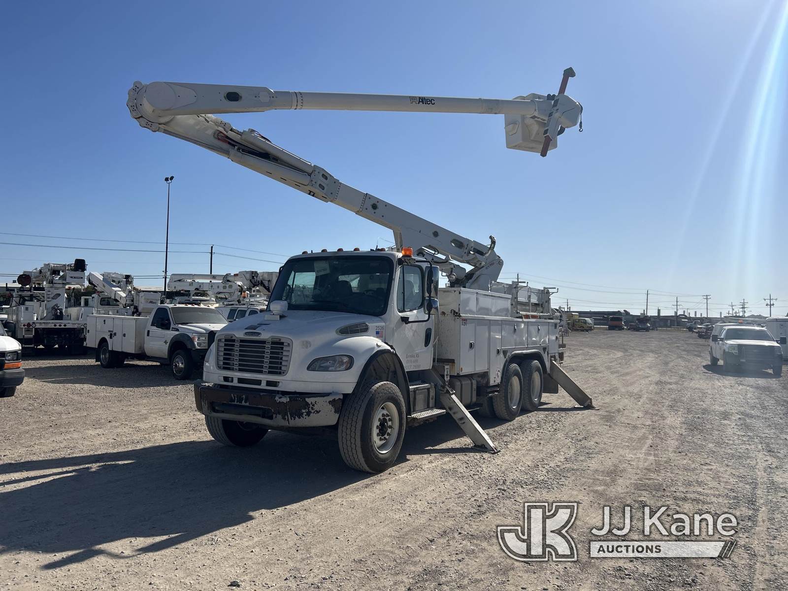 2016 Altec AM60E, 65 ft, Over-Center Material Handling Bucket Truck For Sale, 9,885 Hours ...