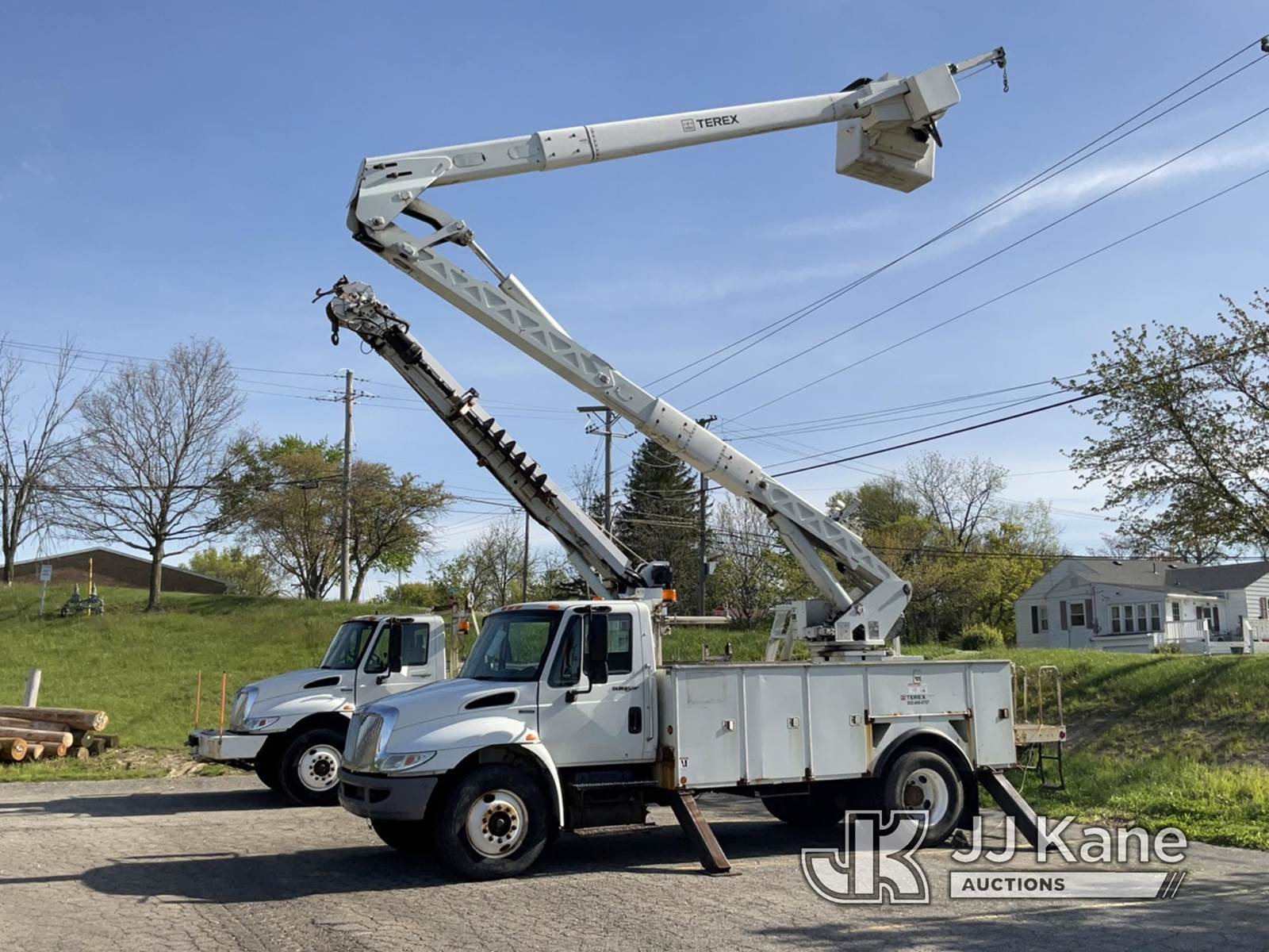 2009 HiRanger HRX-55, 60 ft, Material Handling Bucket Truck For Sale ...