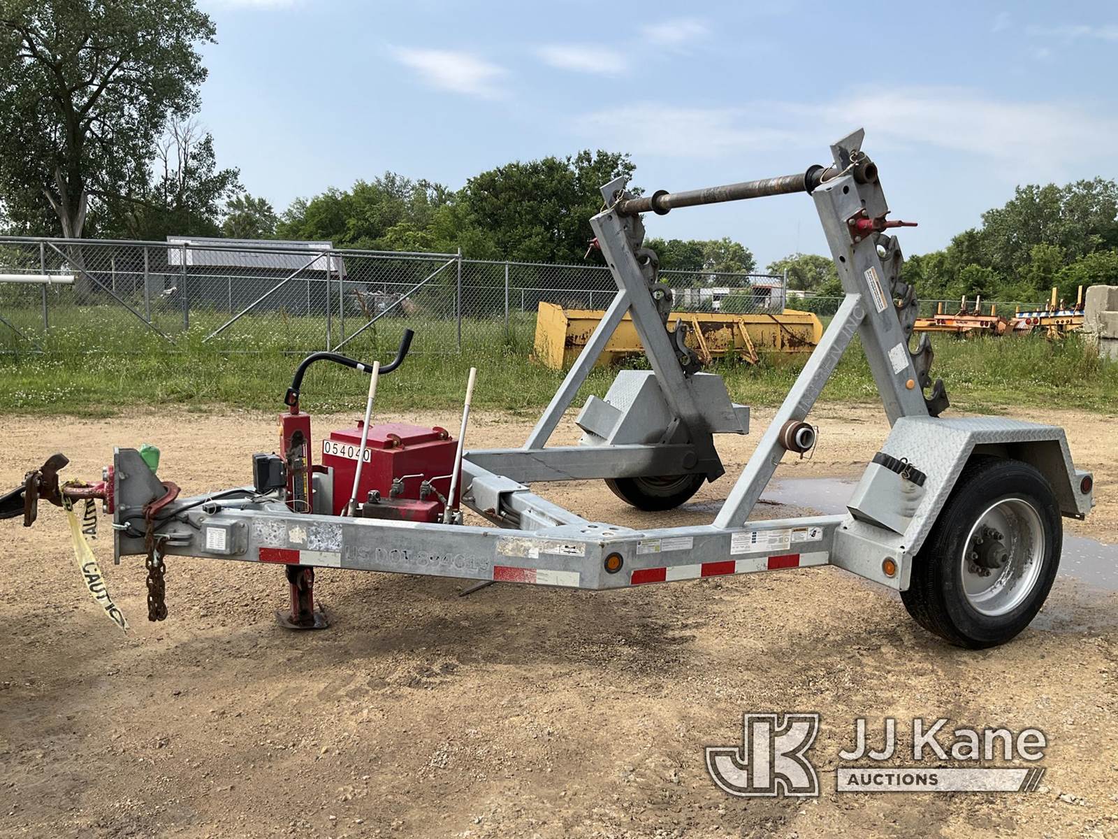 2015 Brooks Brothers SLR 910 Self-Loading Hydraulic Reel Trailer For ...