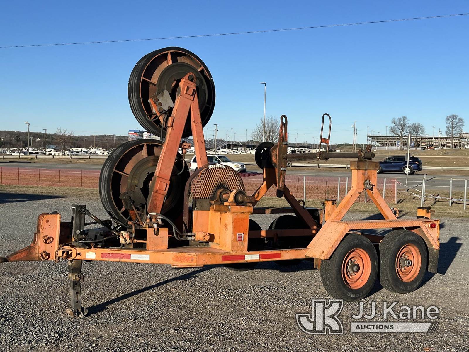 1985 Pengo Bull Wheel Tensioner/Reel Carrier Trailer For Sale | Concord ...