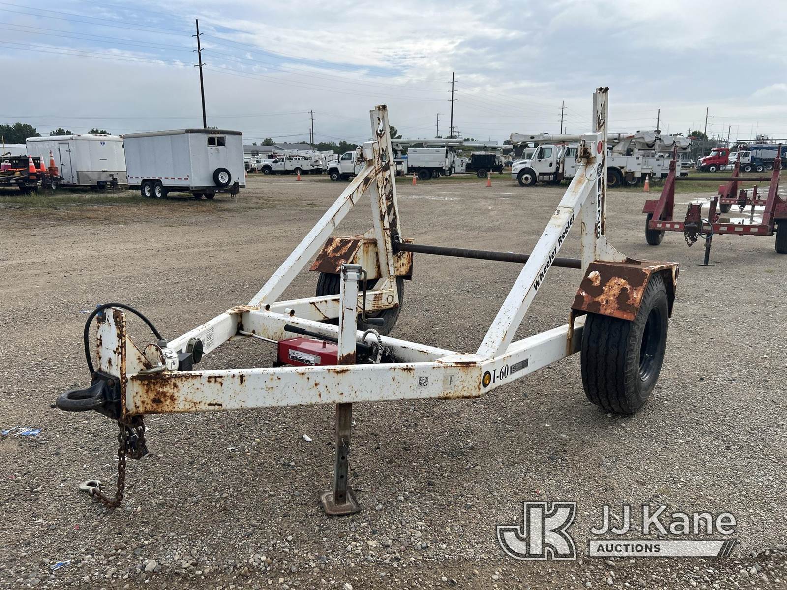 2015 Slabach Wheeler Reeler I-60 Self-Loading Hydraulic Reel Trailer ...